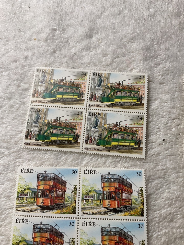 IRELAND-(-1987-)-Scott # 681-684-TRANSPORTS-lot of 16-Stamps,MNH -#44 ...