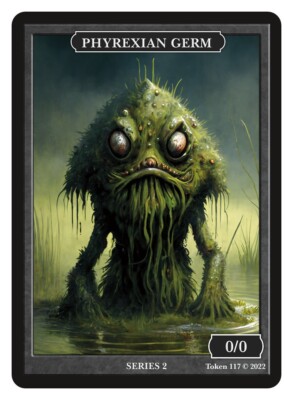 Phyrexian Germ Token Givememana Tokens Series 2 Magic the Gathering MTG ...