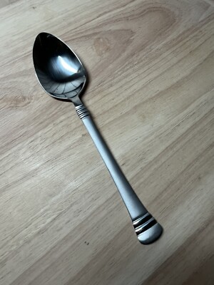 Cambridge stainless flatware Codie Serving Spoon glossy | eBay