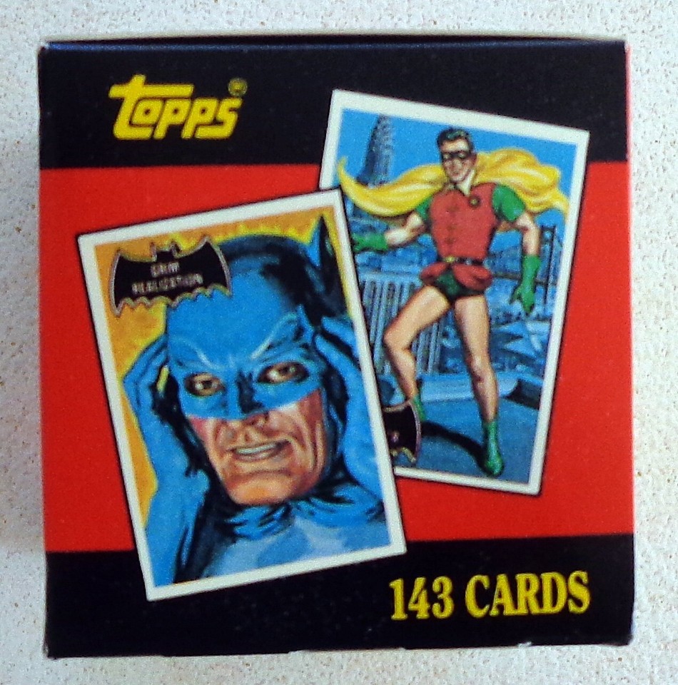1989 TOPPS BATMAN Deluxe 1966 Reissue Edition Card Set [FACTORY SEALED ...