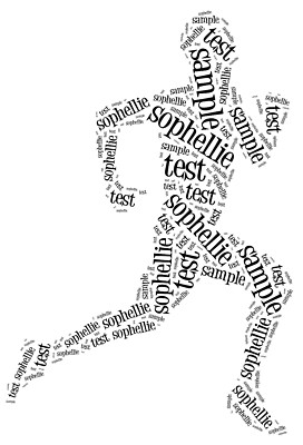Runner Running Word Art gift picture | eBay UK