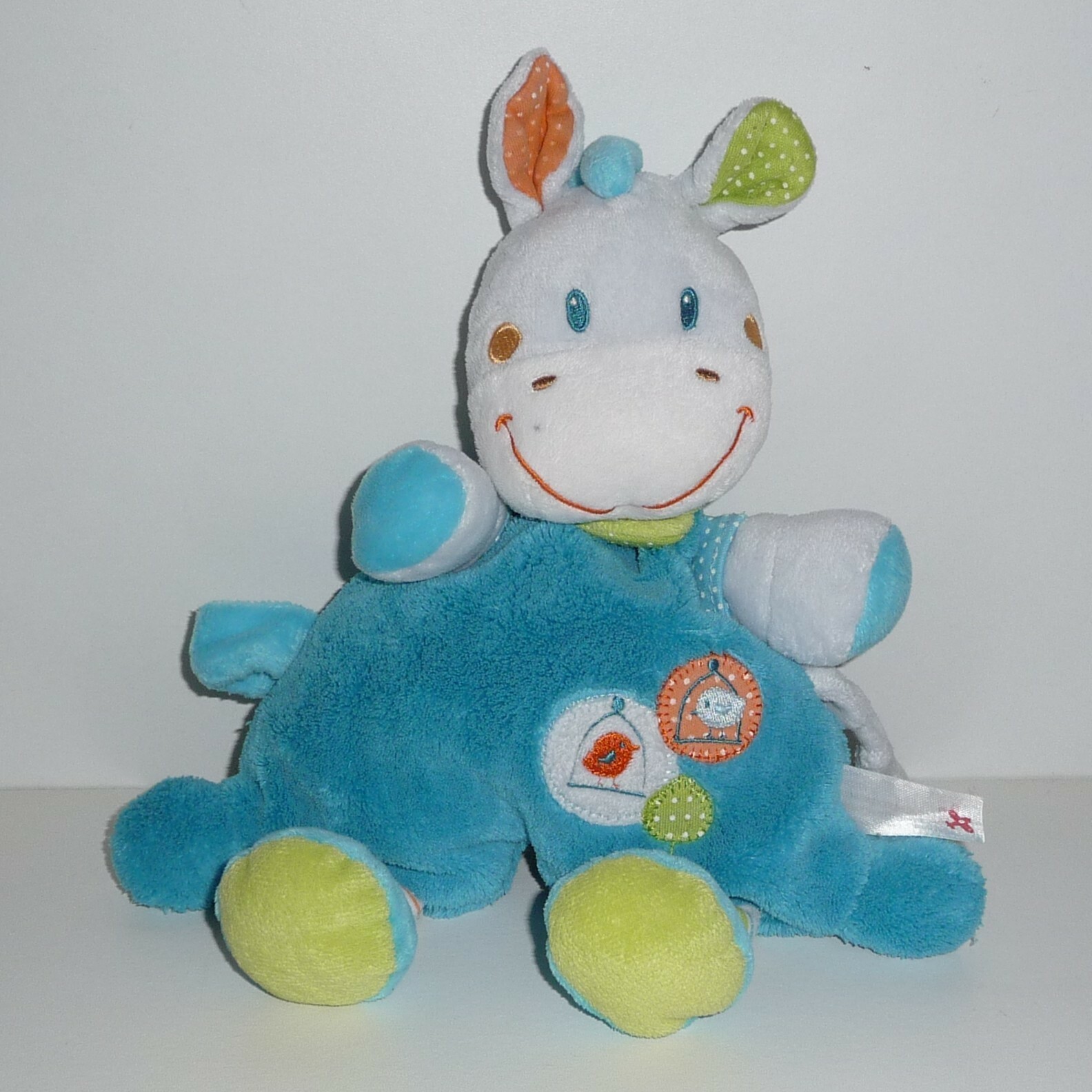Doudou Vache Nicotoy - Bleu | eBay