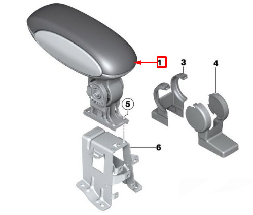 NEW MINI COUNTRYMAN R60 FRONT CENTER ARMREST 51169807337 OEM | eBay