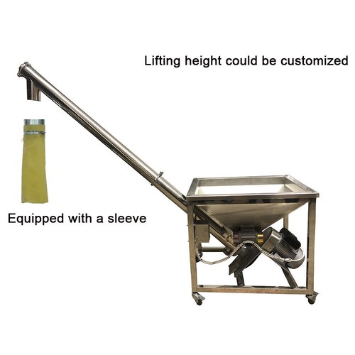 1600mm Electric Auger Screw Inclined Lifting Conveyor Food Flour Feeding Machine | eBay