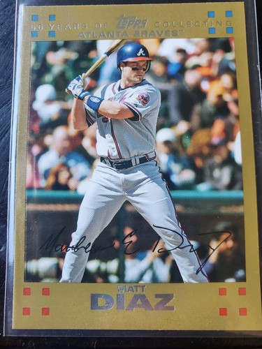 Matt Diaz 2007 Topps #395 /2007 Baseball Card | eBay