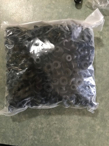 100 x Shock Cord BUNJI BUNGEE BUTTONS KNOBS BLACK ute tonneau boat Esky ...