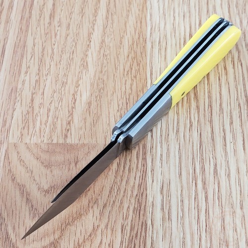Barlow Pocket Knife Stainless Steel Blade Blades Yellow Composition ...