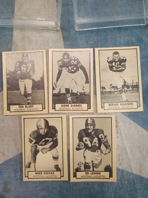 1962 TOPPS CFL Montreal #84,86,87,88,89 Nr.Mint | eBay