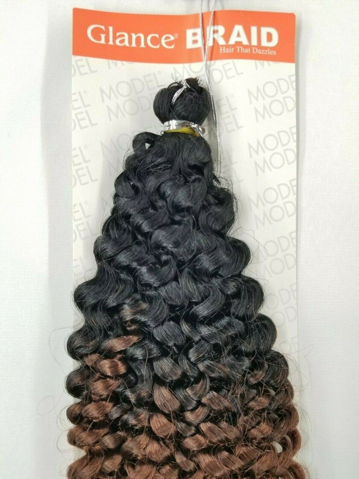 Model Model Glance Water Wave Crochet Braiding Hair | eBay