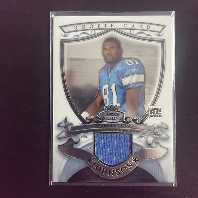 Calvin Johnson Rookie Card Topps Holographic Jersey Patch | eBay