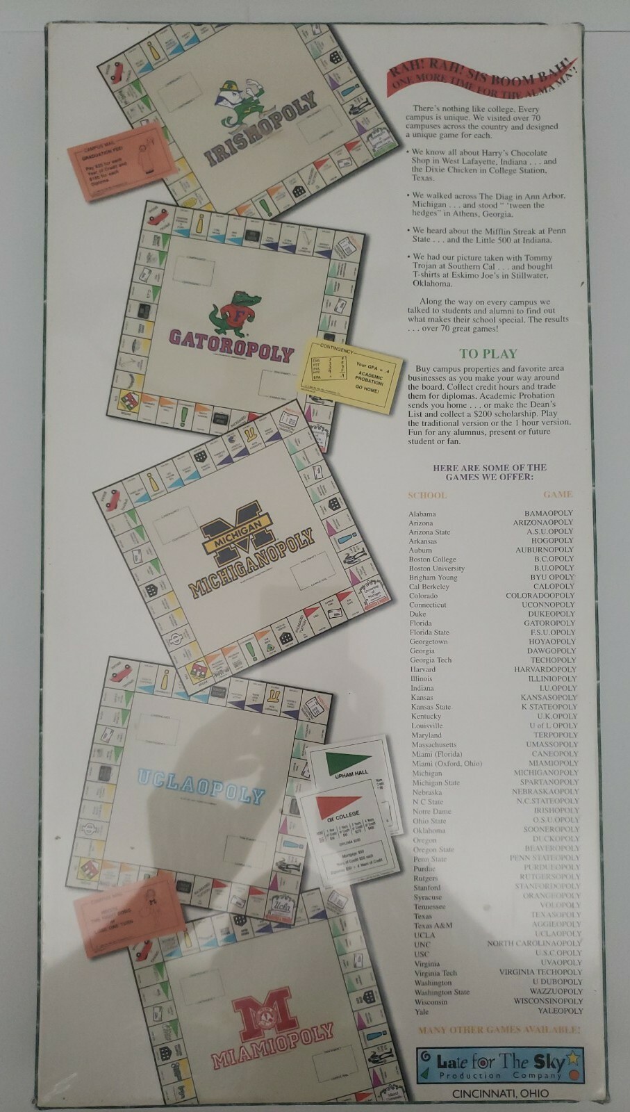 NEW FACTORY SEALED University Of Florida Gatoropoly Monopoly UF Gators ...
