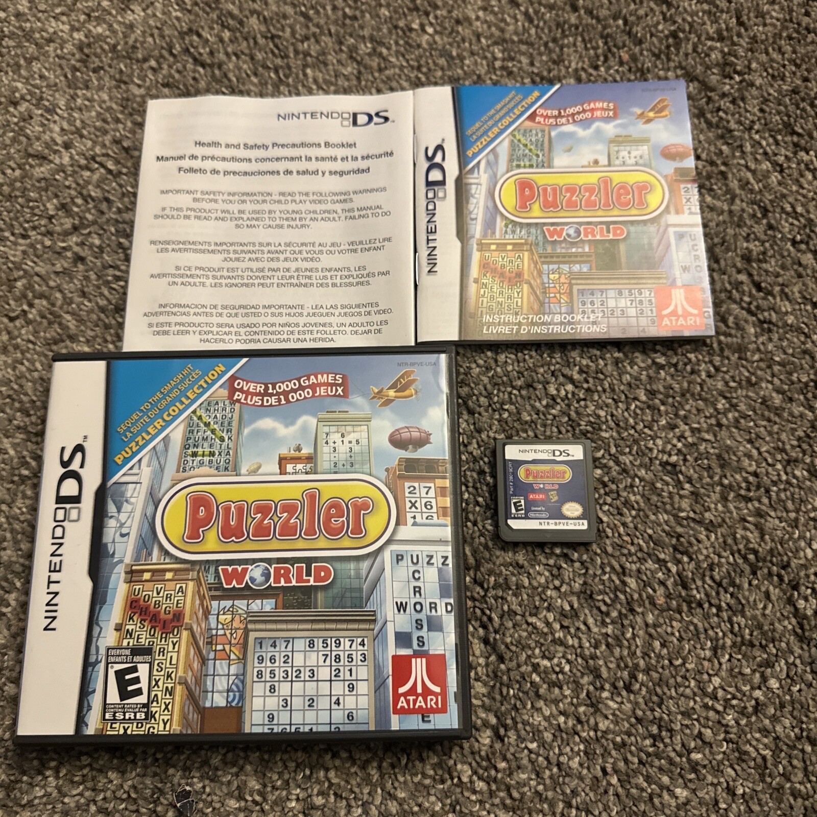 Puzzler World DS - Nintendo DS Complete in Box CIB | eBay