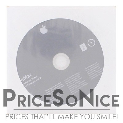 Apple eMac Mac OS X 10.3.3 Install & Restore CD – Original Disc ...