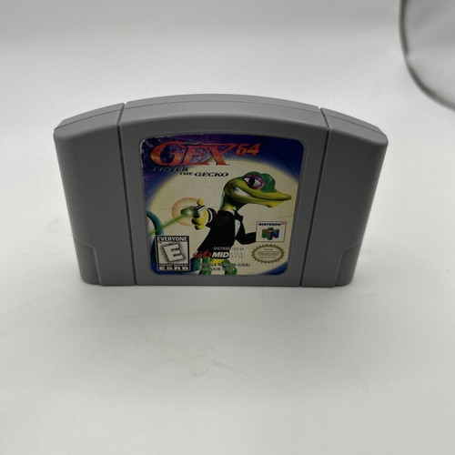 Gex 64 N64 Nintendo 64 Game - Cartridge Only Tested And Working ...
