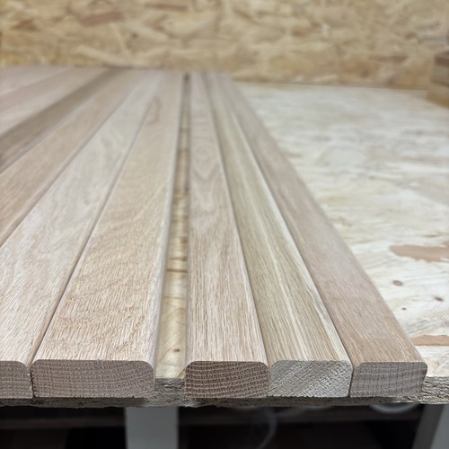 Oak Garden Bench slats 4ft,2 seat,1220mm 50mm X 20mm X 12 Slats E5 ...