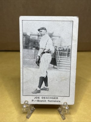 1922 American Caramel E121 Joe Oeschger Series Of 120 Boston Nationals ...