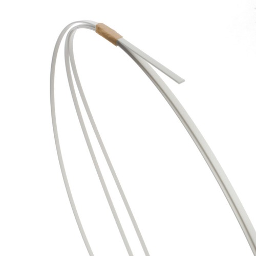 White Plastic Guitar Purfling - 0.5mm x 1.9mm x 1650mm - ABS Edging for ...