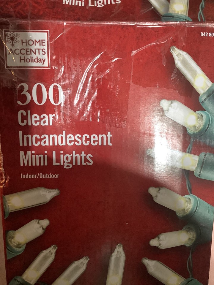 300 clear incandescent mini lights christmas lights string | eBay