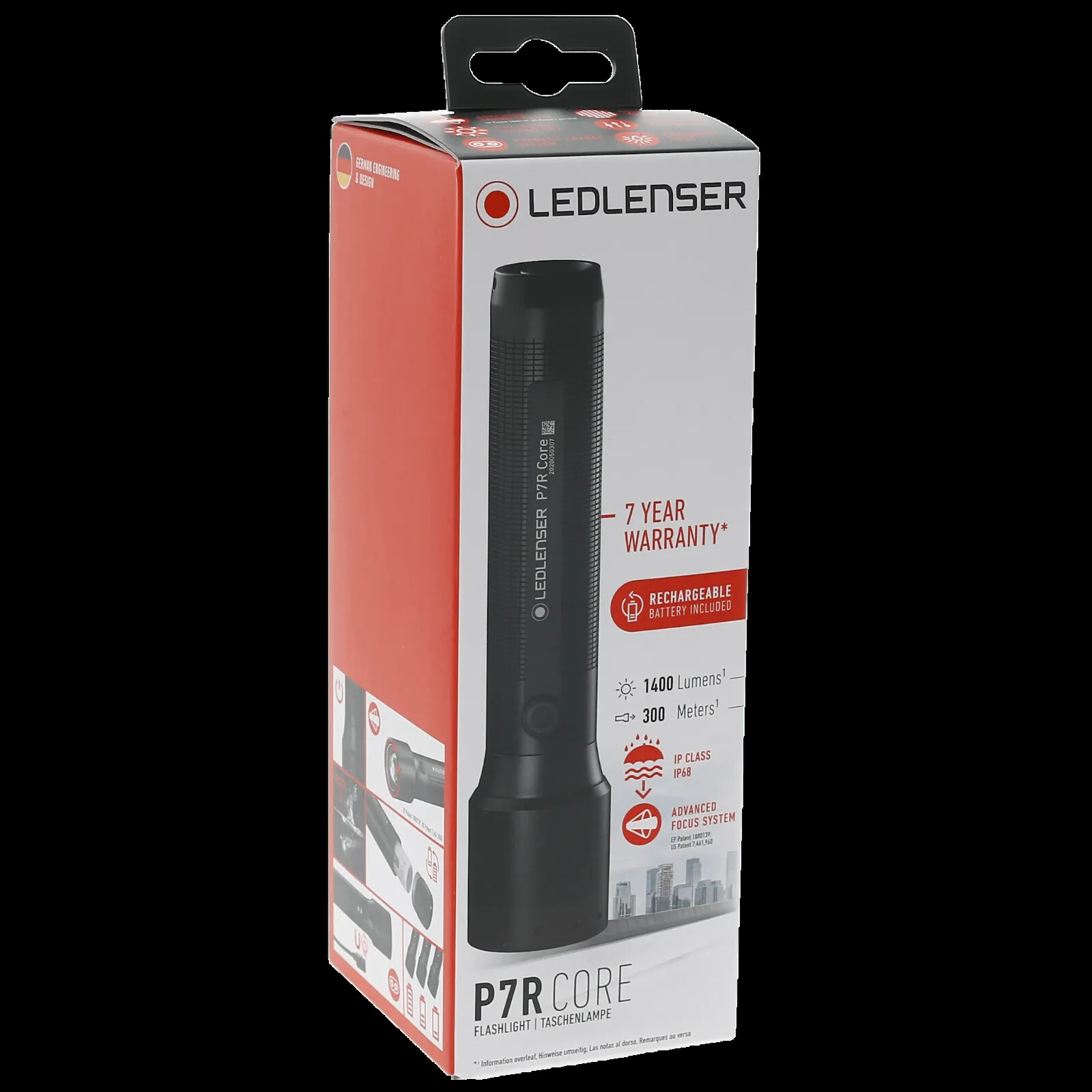 NEW LED Lenser P7R Core Rechargeable LED Flashlight 1400 Lumen ...
