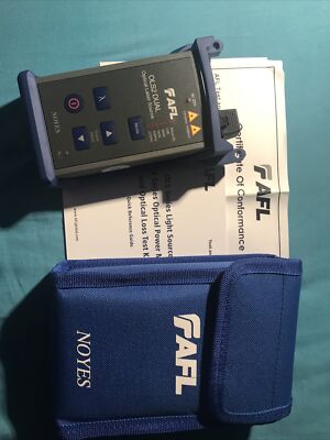 AFL Noyes OLS2 Dual SM Dual Fiber Optic Laser Light Source w/ WaveID ...