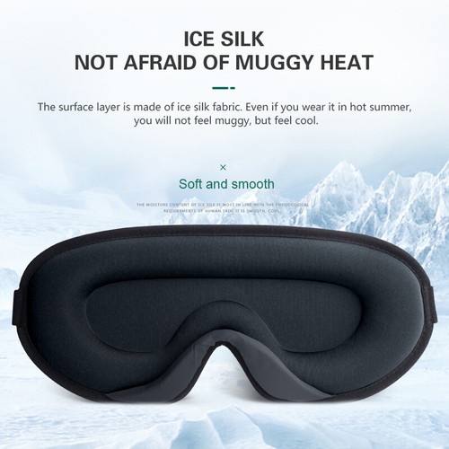 Eye Mask for Sleeping 3D Contoured Cup Blindfold Concave Molded Night ...