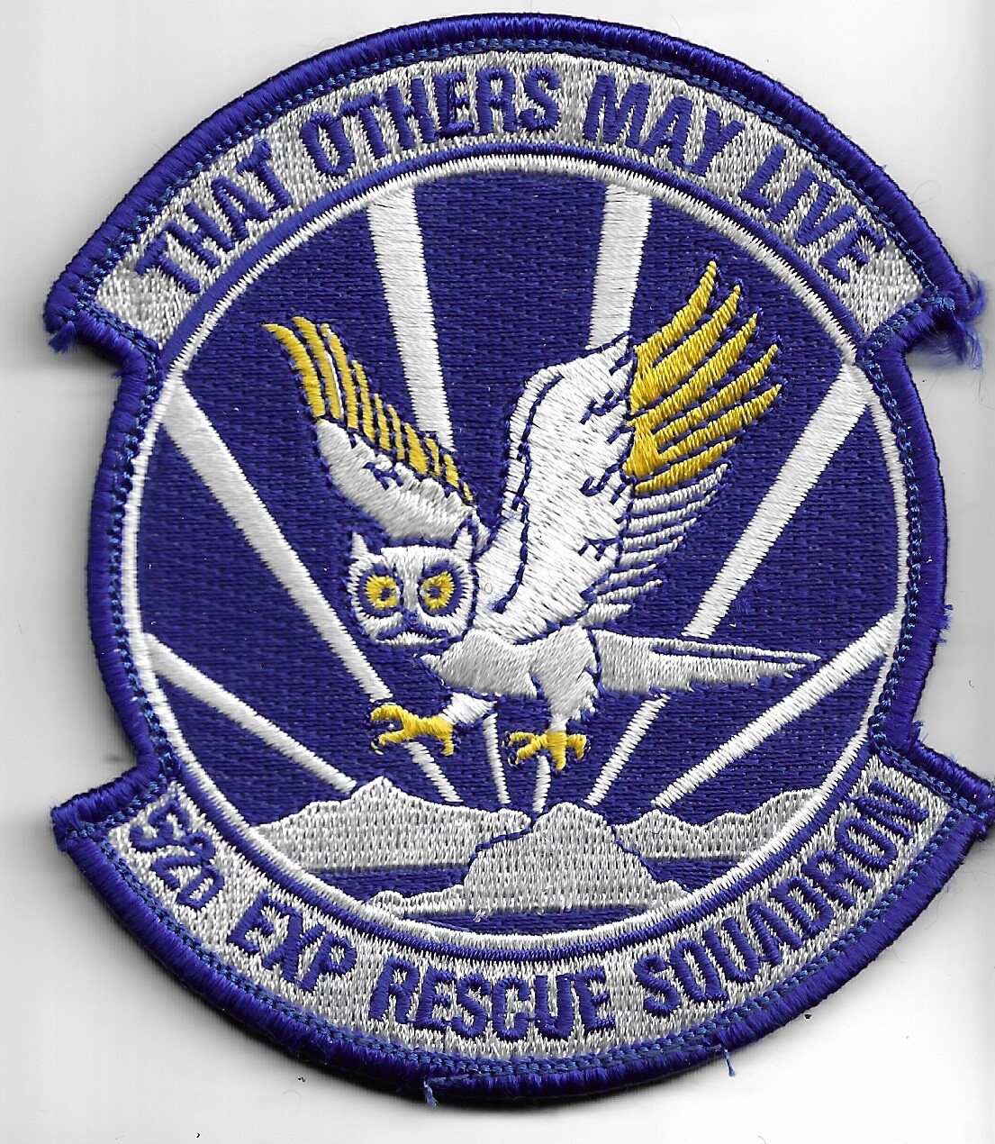 USAF PATCH 52 RESCUE SQUADRON COL CSAR HH-60 US AIR FORCE SQUADRON ...