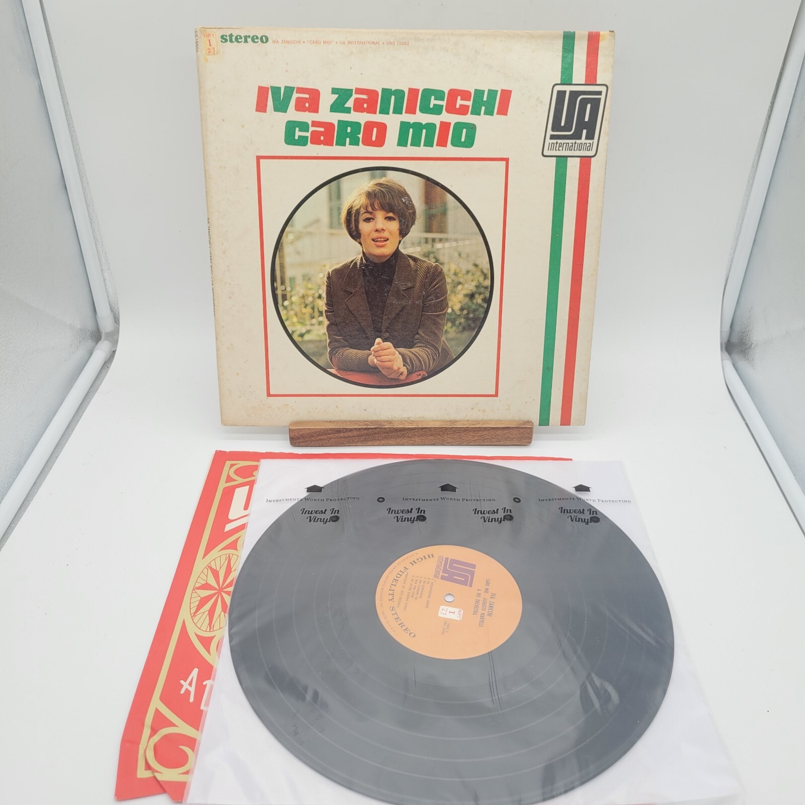 Iva Zanicchi Caro Mio~Female Italian Music 60s Rare Album Record Vinyl ...