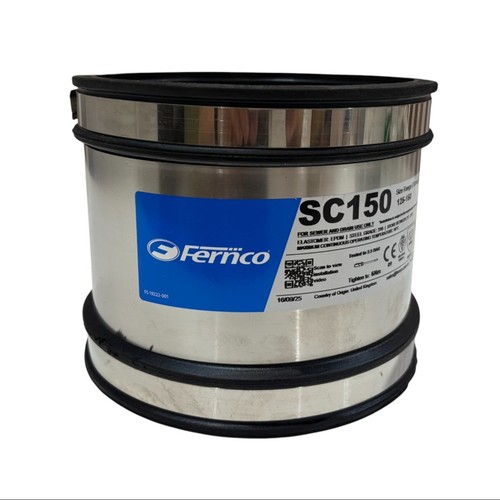 Fernco Flexseal SC150 Shear Banded Coupling for 125-150 mm OD Pipe ...