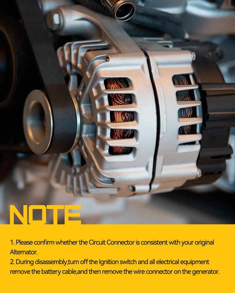 High Output Alternator 145A For 1997-2001 Chevrolet Corvette V8 5.7L ...