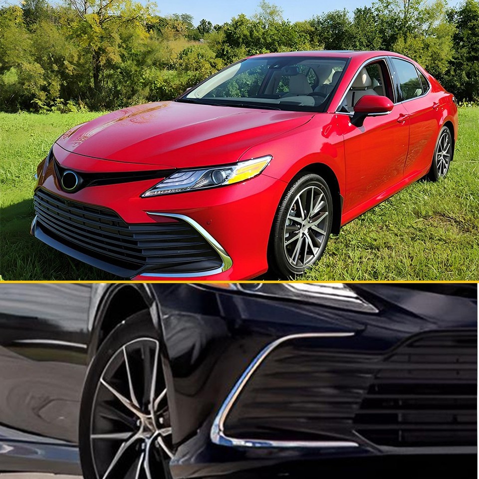 Front Bumper Silver Grille Trim Grill Pair L+R Fit 2021-2023 Camry ...