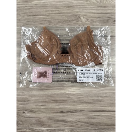 Savage X Fenty Signature Script Unlined Bra – Sweet Latte Nude 32B, NWT ...