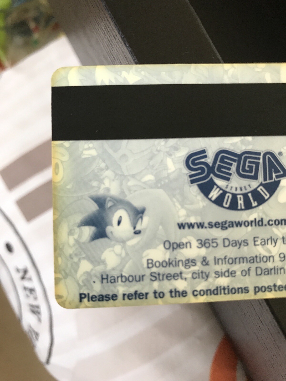90’s Sega World Sydney Swipe Access Card - Sonic | eBay