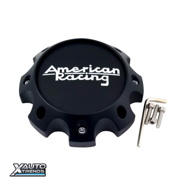 American Racing Wheel Center Cap "Cast Iron" Black 8 LUG 1079L170CIB ...