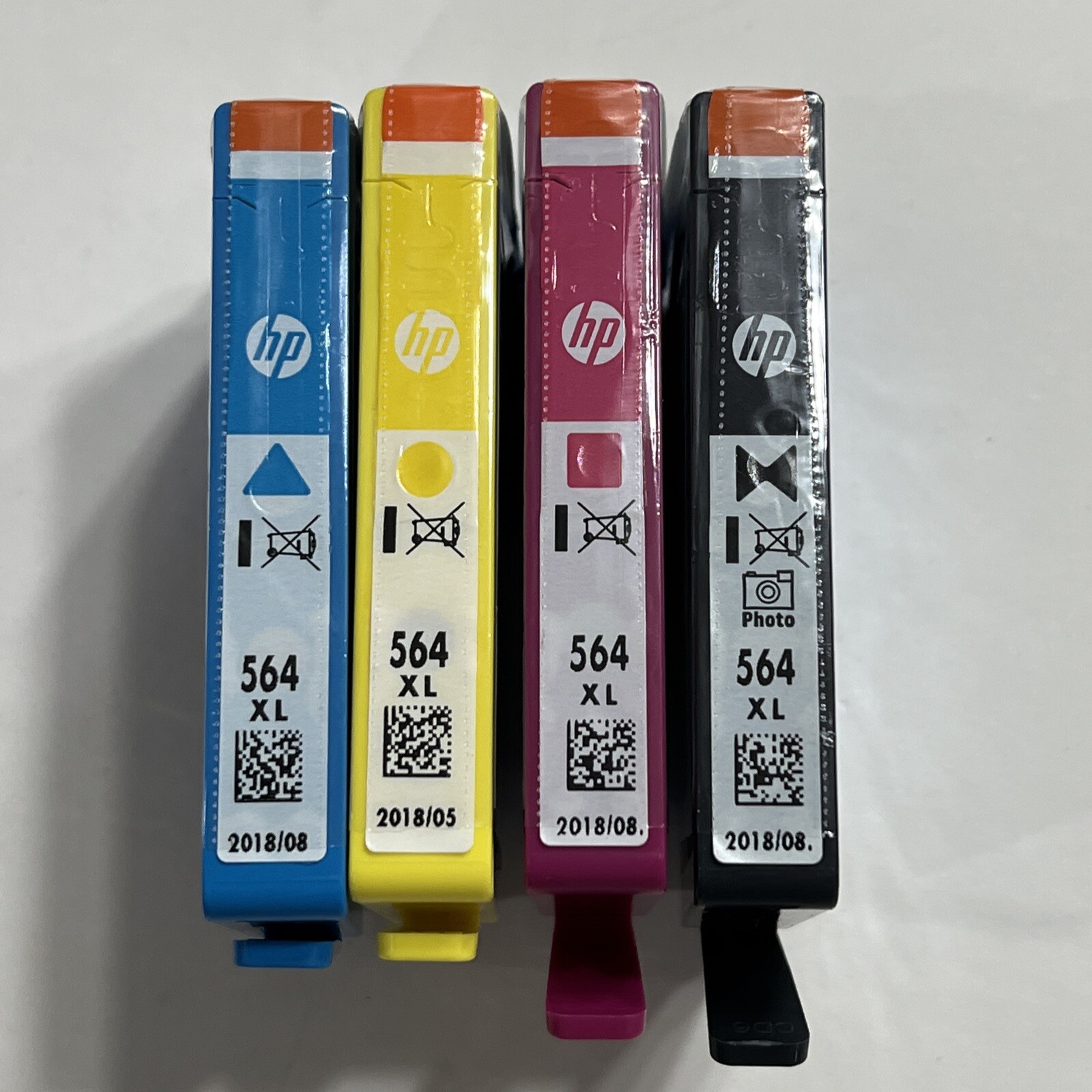 Genuine HP 564XL Ink Cartridges Black & Photo Black Magenta Cyan Yellow ...