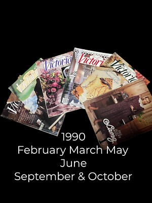 6 Vintage VICTORIA ROMANTIC HOME MAGAZINES 1990 | eBay