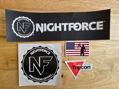 Nightforce Optics x2 , Trijicon, Red Dawn Sticker Lot, shooting gun ...