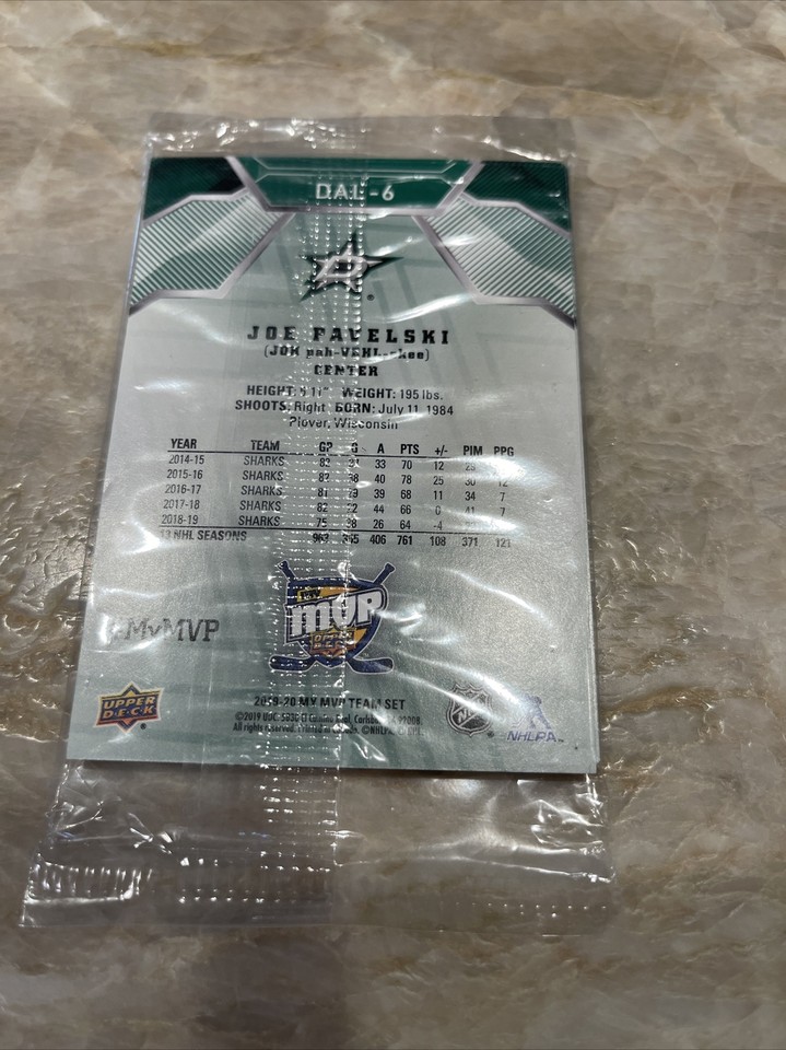 2019-2020 ~ Upper Deck My MVP Dallas Stars Unopened Pack ~ SGA | eBay