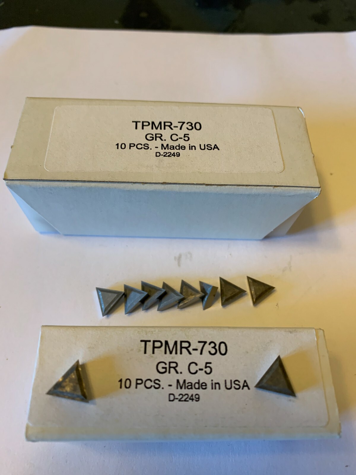 NEW 10 PCS. USA TPMR-730 , C 5 GRADE INDEXABLE CARBIDE INSERTS | eBay