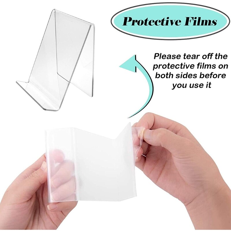 Pack of 5 Acrylic Stand Decorative Clear Holder Acrylic Display Rack | eBay