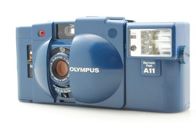 RARE! BLUE [ Near MINT ] Olympus XA2 35mm Film Camera A11 Flash From ...
