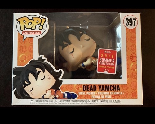 Dragon Ball Z Dead Yamcha 2018 SDCC Funko Pop! 397 in Pop Protector | eBay