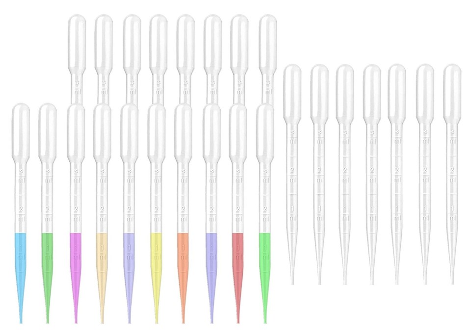 1000 Pcs 3ML Pipettes Dropper - Disposable Plastic Pipettes for Lab ...