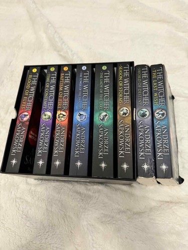The Witcher 8 Books Boxed Set Collection by Andrzej Sapkowski | eBay UK