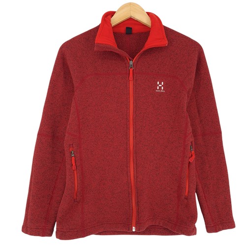 Haglofs Fleece Jacket Men Camping Hiking Red Cy1 Size S | eBay