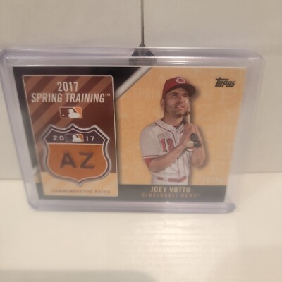 Joey Votto 2017 topps baseball series 1 MLBST-JV spring training patch ...