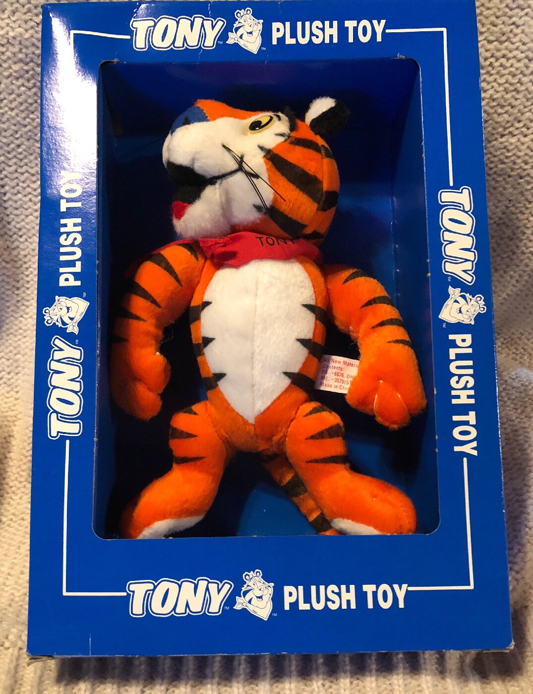 Tony The Tiger Plush Toy. 1997 Kellogg Company | eBay