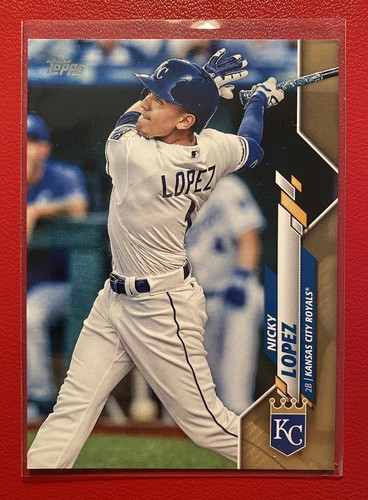 Nicky Lopez Kansas City Royals Gold Border Parallel /2020 Topps ...