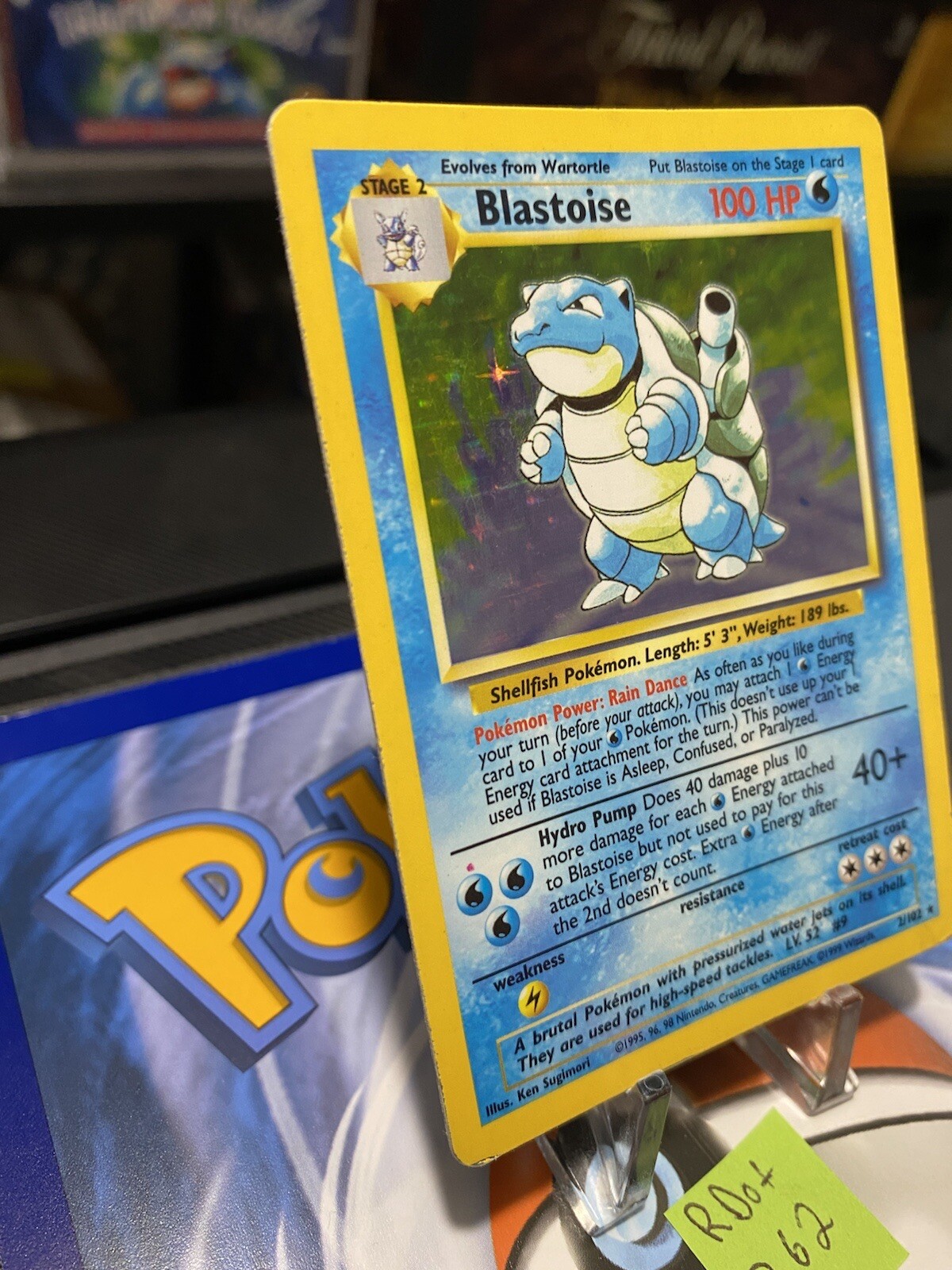🔴 RED DOT INK Error Blastoise - 2/102 Base Set 1999 - VERY NICE! 🔴 | eBay