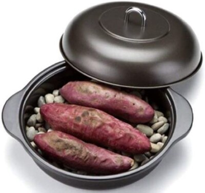 Baked sweet potato Maker w/ stone IH gas stove compatible TAKAGI METAL ...
