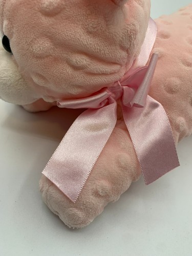 MARY MEYER BABY DIMPLES PINK KITTY CAT MINKY DOT BUMPY STUFFED KITTEN ...